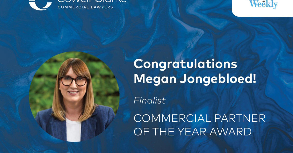Megan Jongebloed Honoured as a Finalist for Commercial Partner of the ...